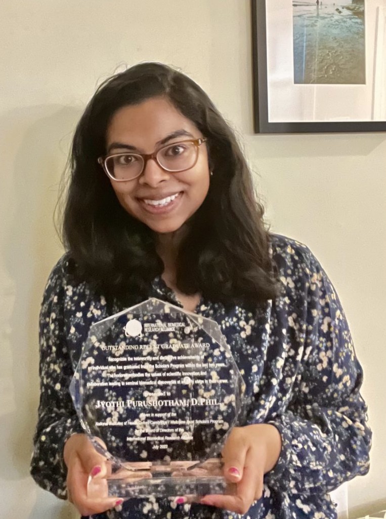 Jyothi Purushotham and Holly Lutz recognized for career accomplishments - Andersen Lab